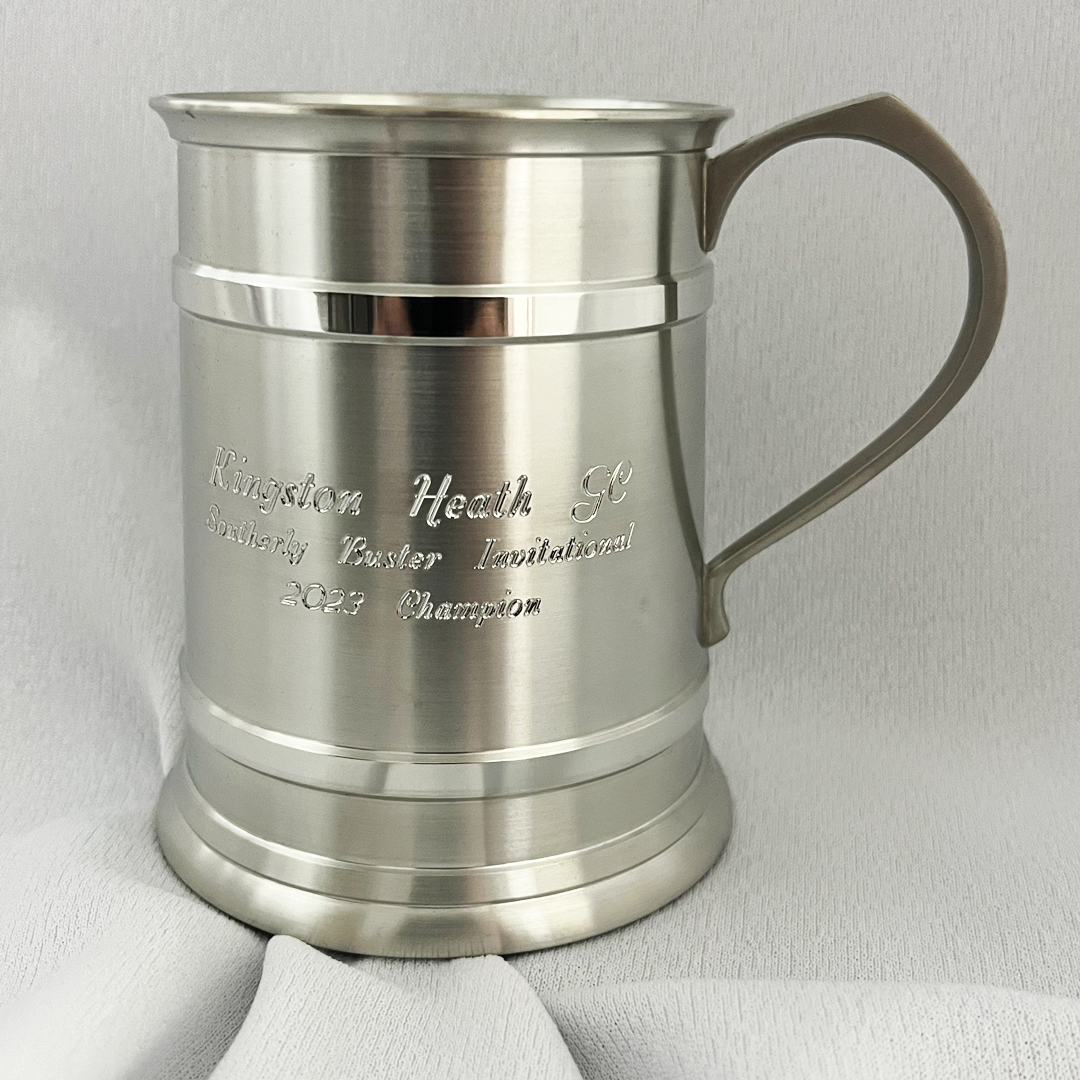 Tankards, Hip Flasks and Glassware - Engraving Crew