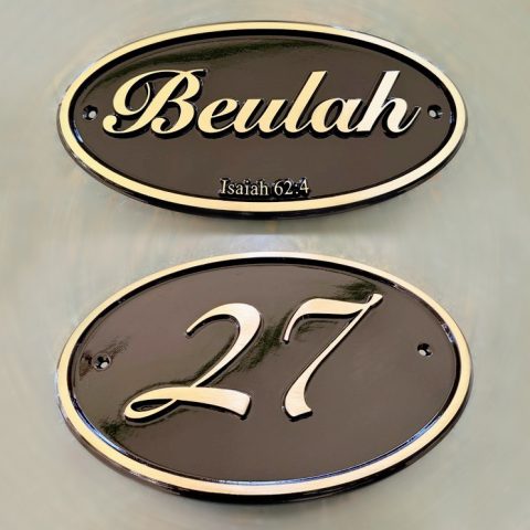 Engraved Brass Plaques - Engraving Crew